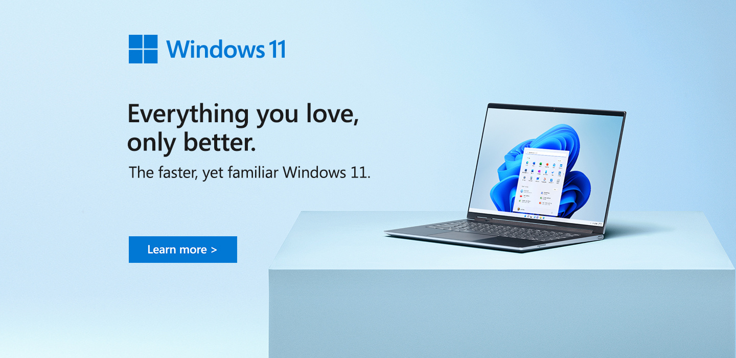 Windows 11 - Faster, Familiar - PBTech.co.nz