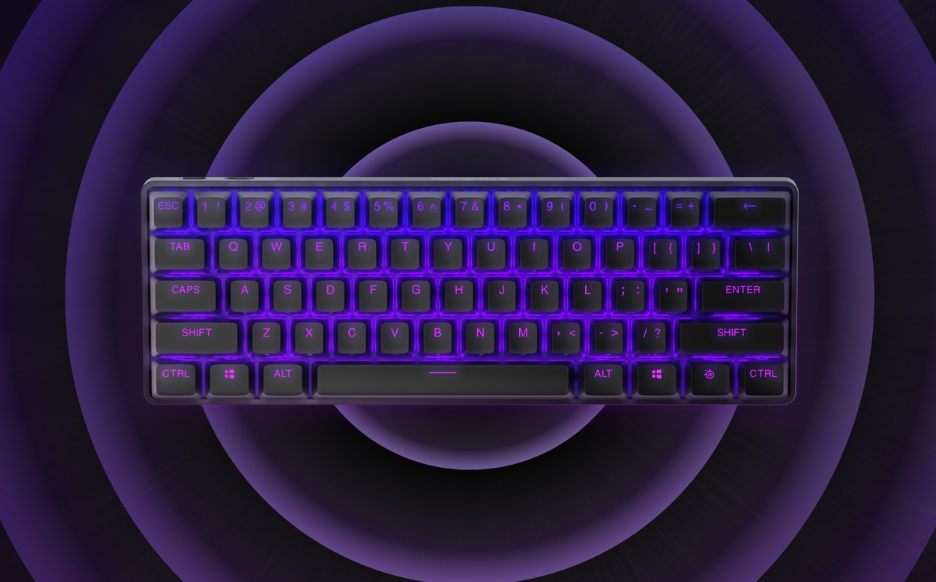 SteelSeries- Apex Pro Mini Wireless Mechanical RGB Gaming Keyboard ...