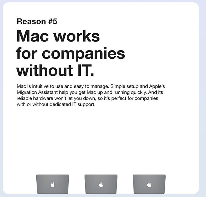 Mac means business - PBTech.co.nz