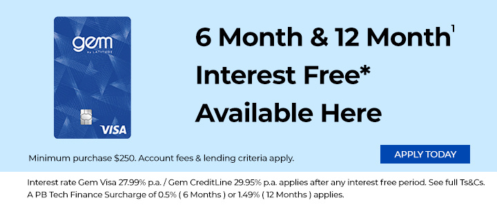 Gem Visa Credit Card & Gem Credit Line - PBTech.co.nz