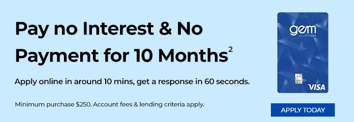 Gem Visa Credit Card & Gem Credit Line - PBTech.co.nz