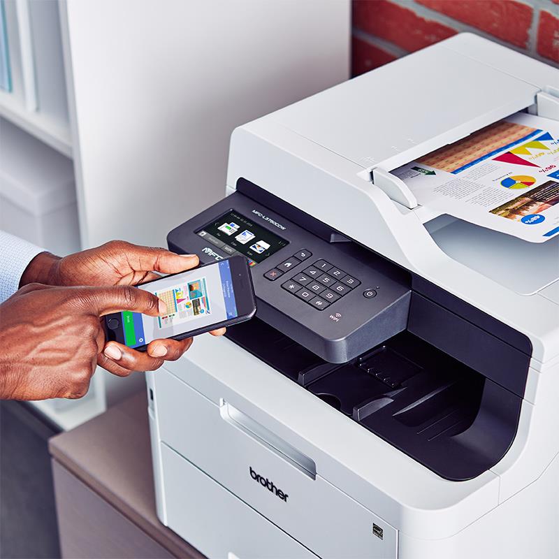 Buy the Brother MFC-L3755CDW Colour Laser Wireless Multifunction ...