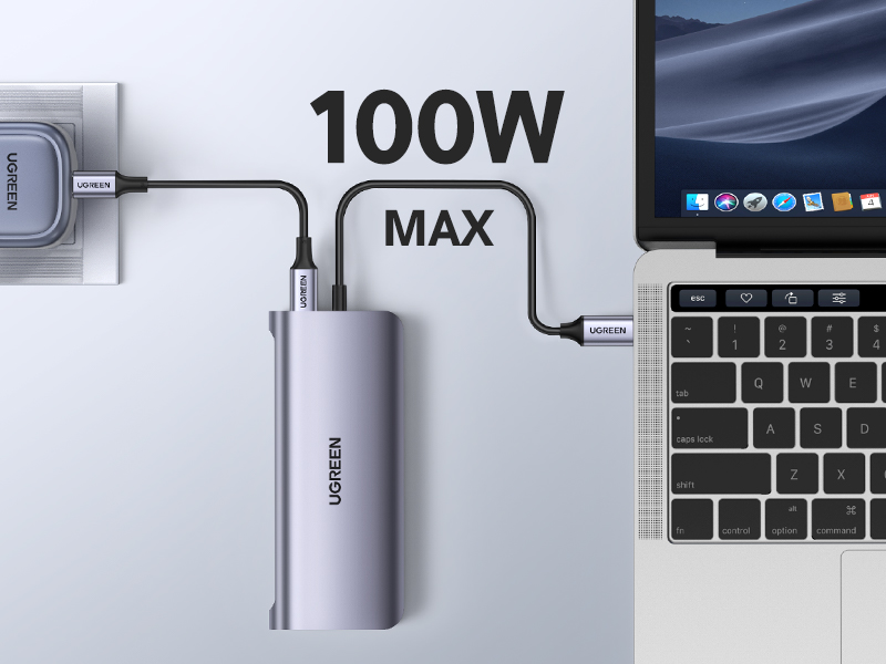 Buy the UGREEN CM511 USB-C 10-in-1 Hub With 4K HDMI & VGA Dual Monitor, 1Gbps... ( UG-15601 ...