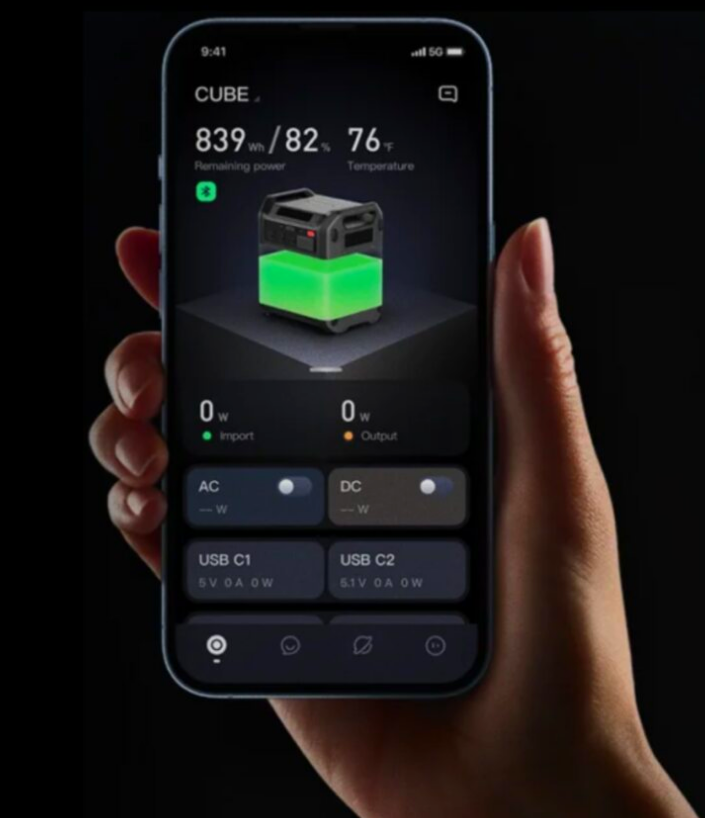 Buy the Segway Cube 2000 Power Station Capacity 2048WH, 3 X AC Output ...