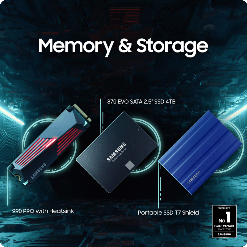 Samsung Memory - NVMe PCIe SSDs - Portable SSDs - MicroSD Cards and ...