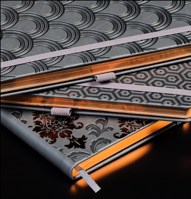 Buy the Castelli QO4LC-007 Castelli Notebook Copper Mid Ruled Baroque ...