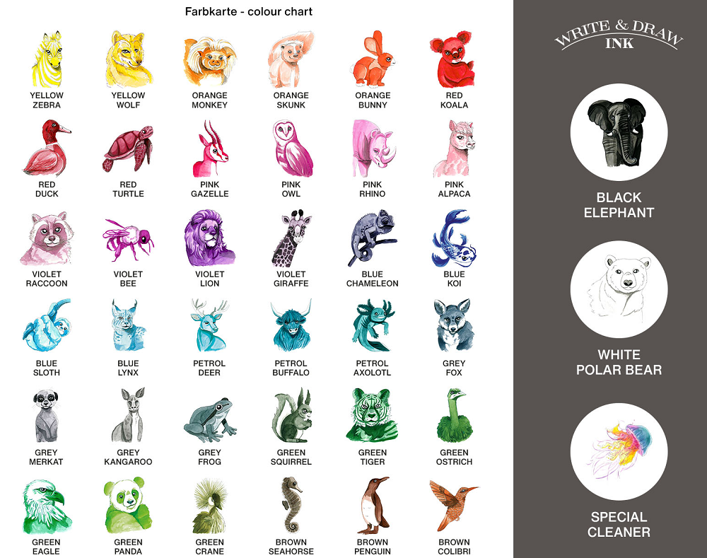 Buy the Octopus Fluids WD-RT-050-050 Write and Draw Ink 450 Red Duck ...