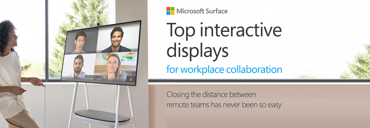 Top interactive displays for workplace collaboration | PB Tech Business