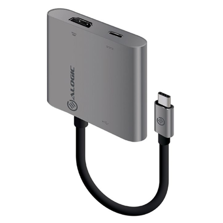 Buy the Alogic VPLUCHDACH-SGR USB-C MultiPort Adapter with HDMI 4K/USB3 ...