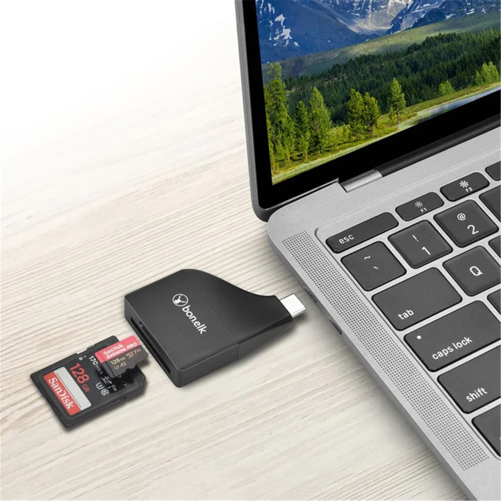 Buy the Bonelk USB-C to MicroSD/SD Compact Adapter ( Black ) ( ELK ...