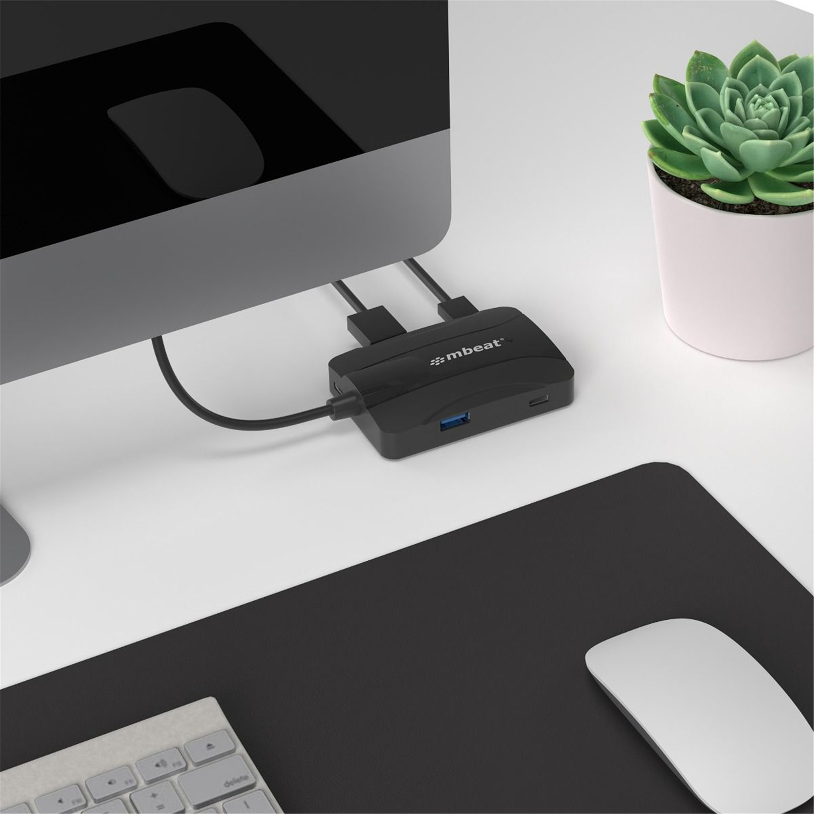 Buy the mbeat MB-UCH32-2A2C 4-Port 10Gbps USB-C 3.2 Gen 2 Hub (2A+2C ...