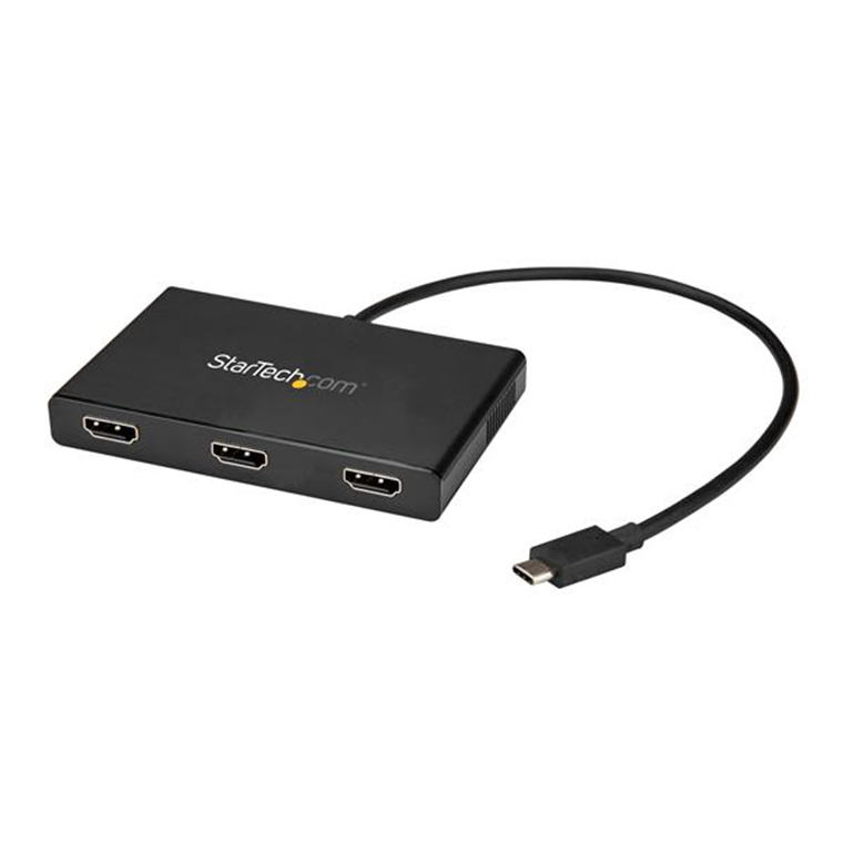 Buy the StarTech.com MSTCDP123HD 3-Port Multi Monitor Adapter - USB-C ...