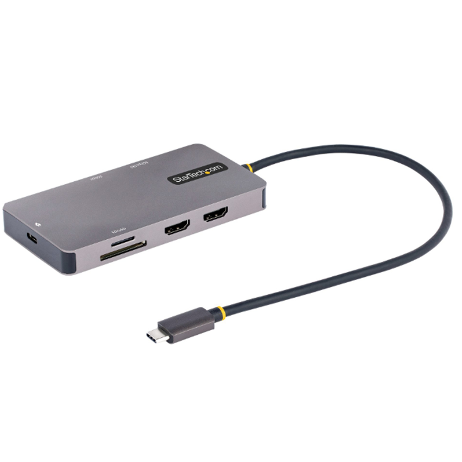 Buy the StarTech.com 120B-USBC-MULTIPORT USB C Multiport Adapter, Dual ...