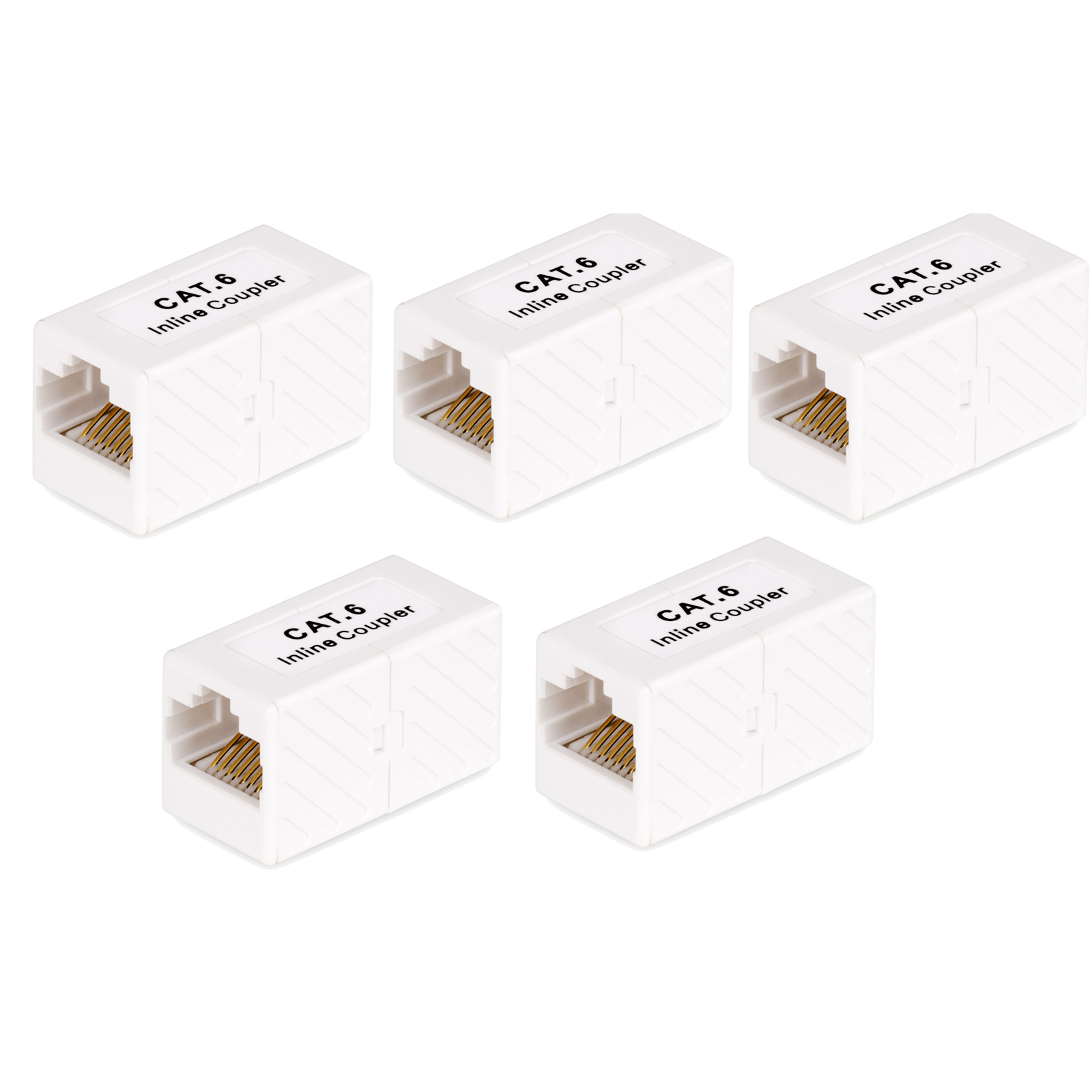 Buy the StarTech.com IN-CAT6-COUPLER-U5 Cat6 RJ45 Coupler - 5-Pack RJ45 ...