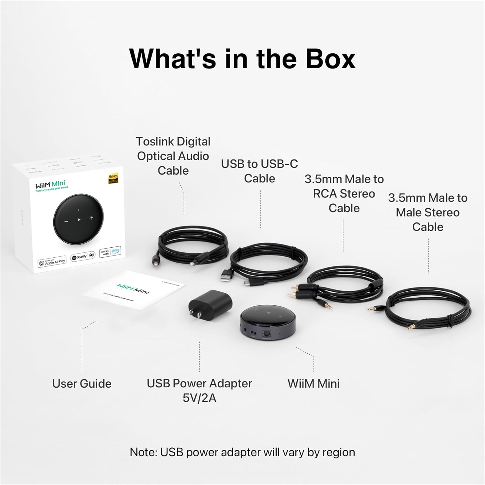 Buy the WiiM Mini Wireless WiFi + Bluetooth Audio Streamer - Apple ...