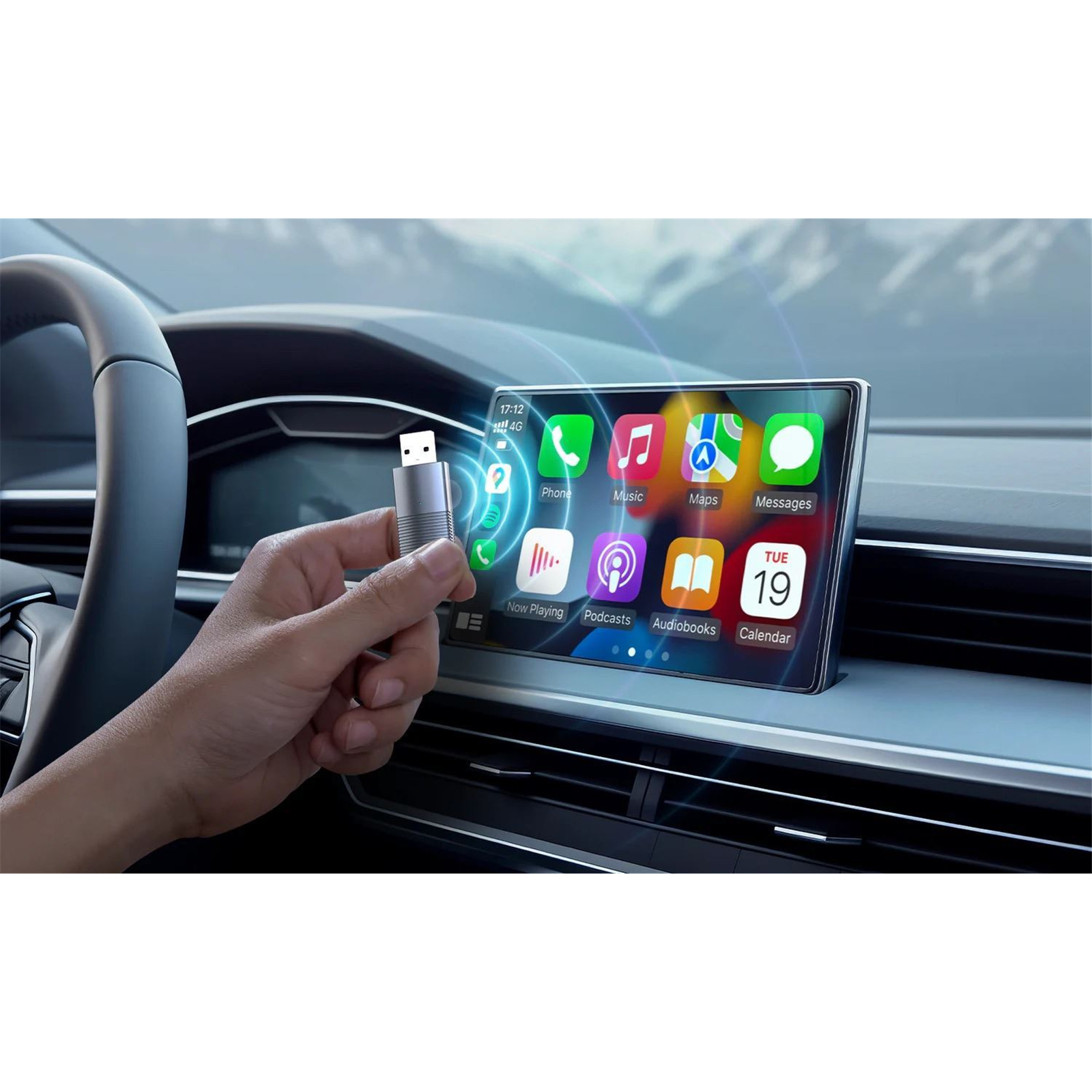 Buy the MINIX CP86 Wired Apple Carplay to Wireless Connection Dongle ...