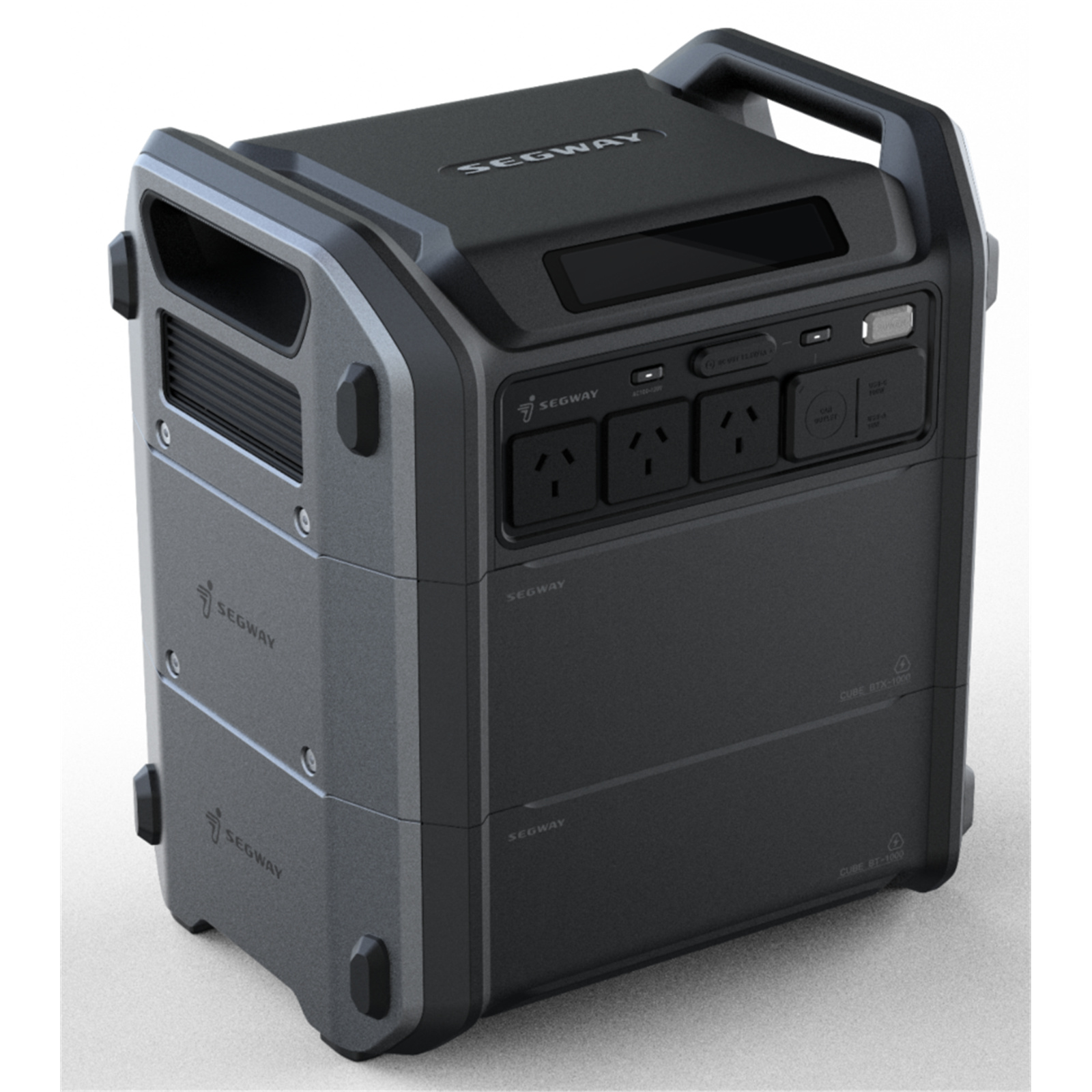 Buy the Segway Cube 2000 Power Station Capacity 2048WH, 3 X AC Output ...