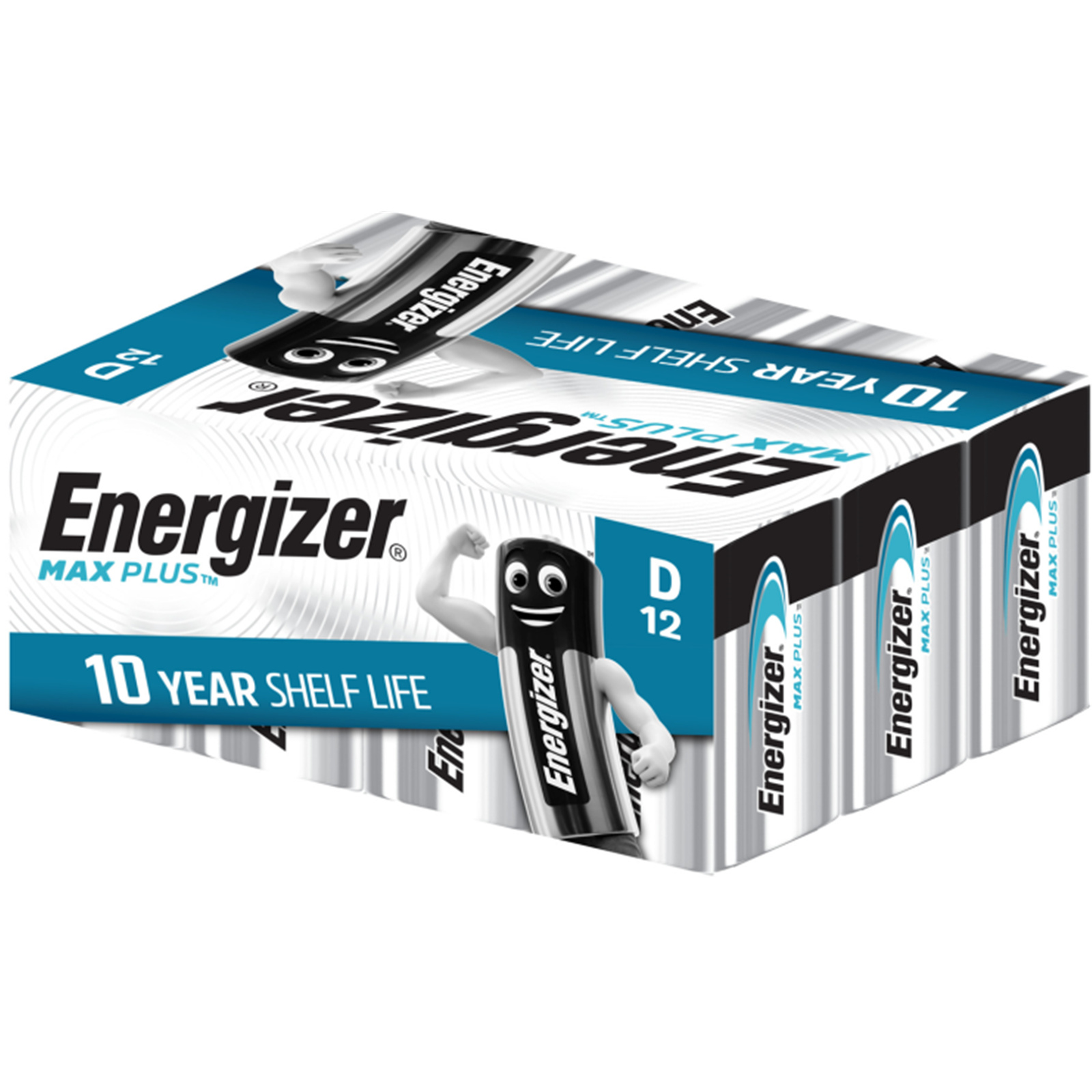 Buy the Energizer MAX PLUS D Batteries - 12 Pack ( X95DP12 ) online ...