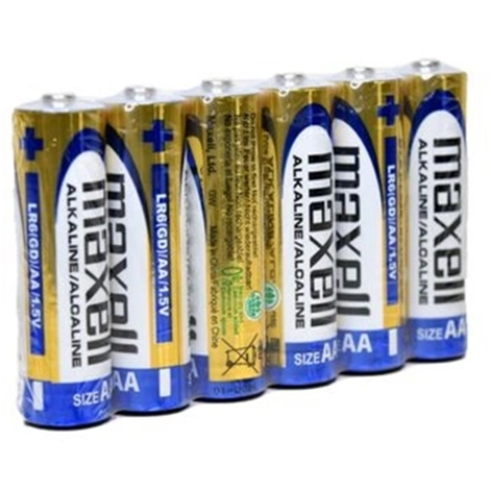 Buy the Maxell LR6(GD)6P ALKALINE AA SIZE BULK SIX BATTERIES PACK IN ...