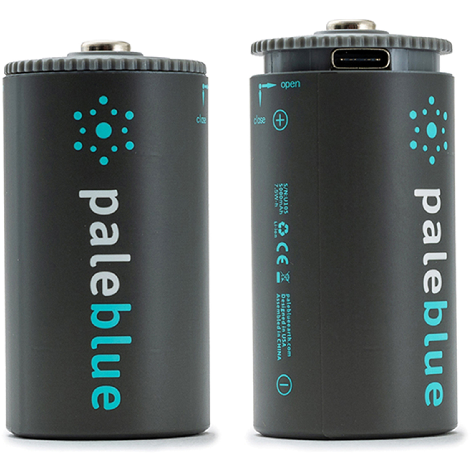 Buy the Pale Blue Smart USB Rechargeable D Batteries 2 Pack - 2x ...