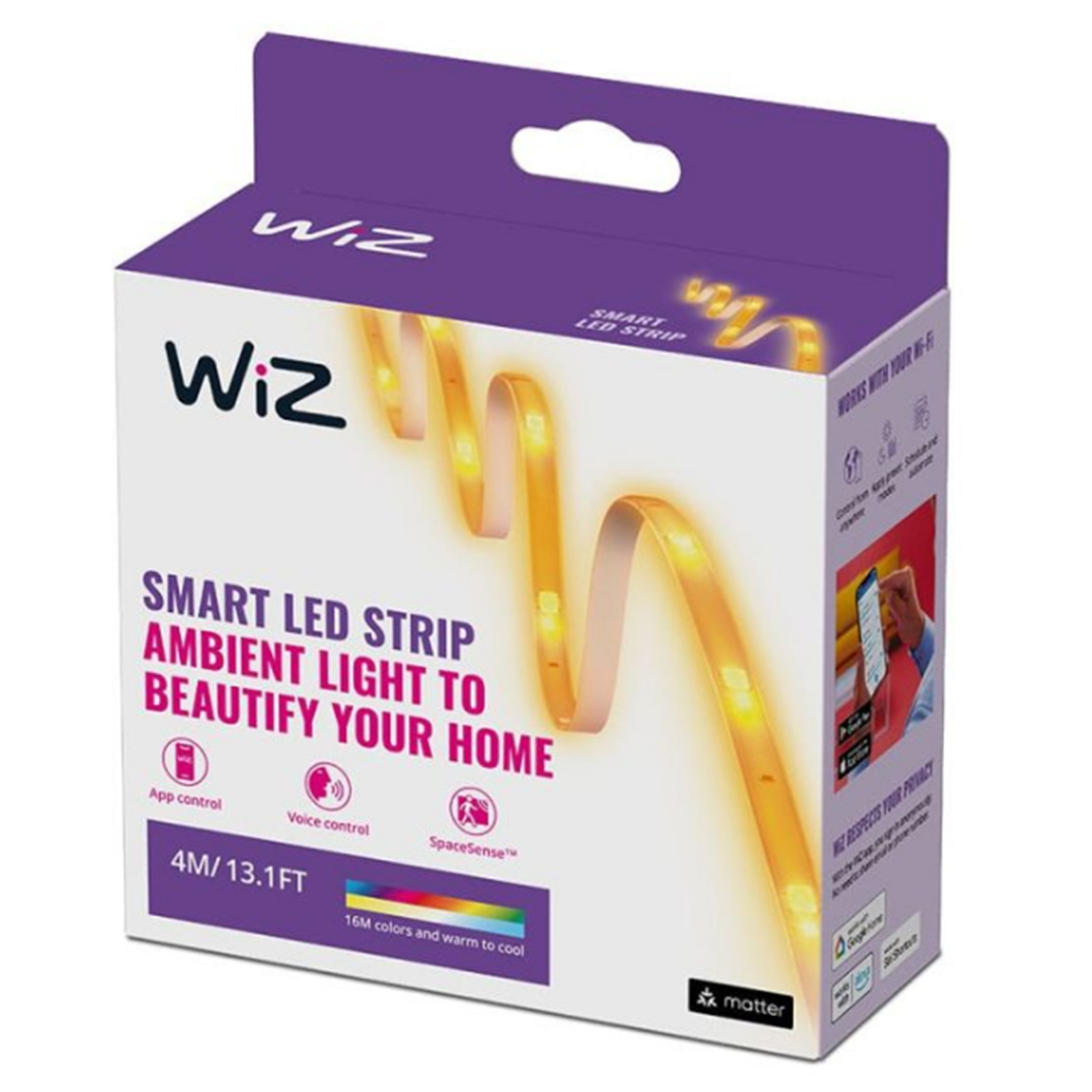 Buy the WIZ WIZ259819 RGBW LED strip kit 4m Type-I ( WIZ259819 ) online ...