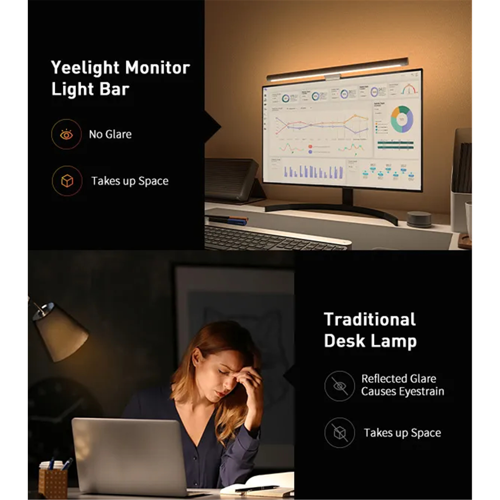 Buy the Yeelight Monitor Colourful RGB Smart Light Bar Pro (Flagship ...