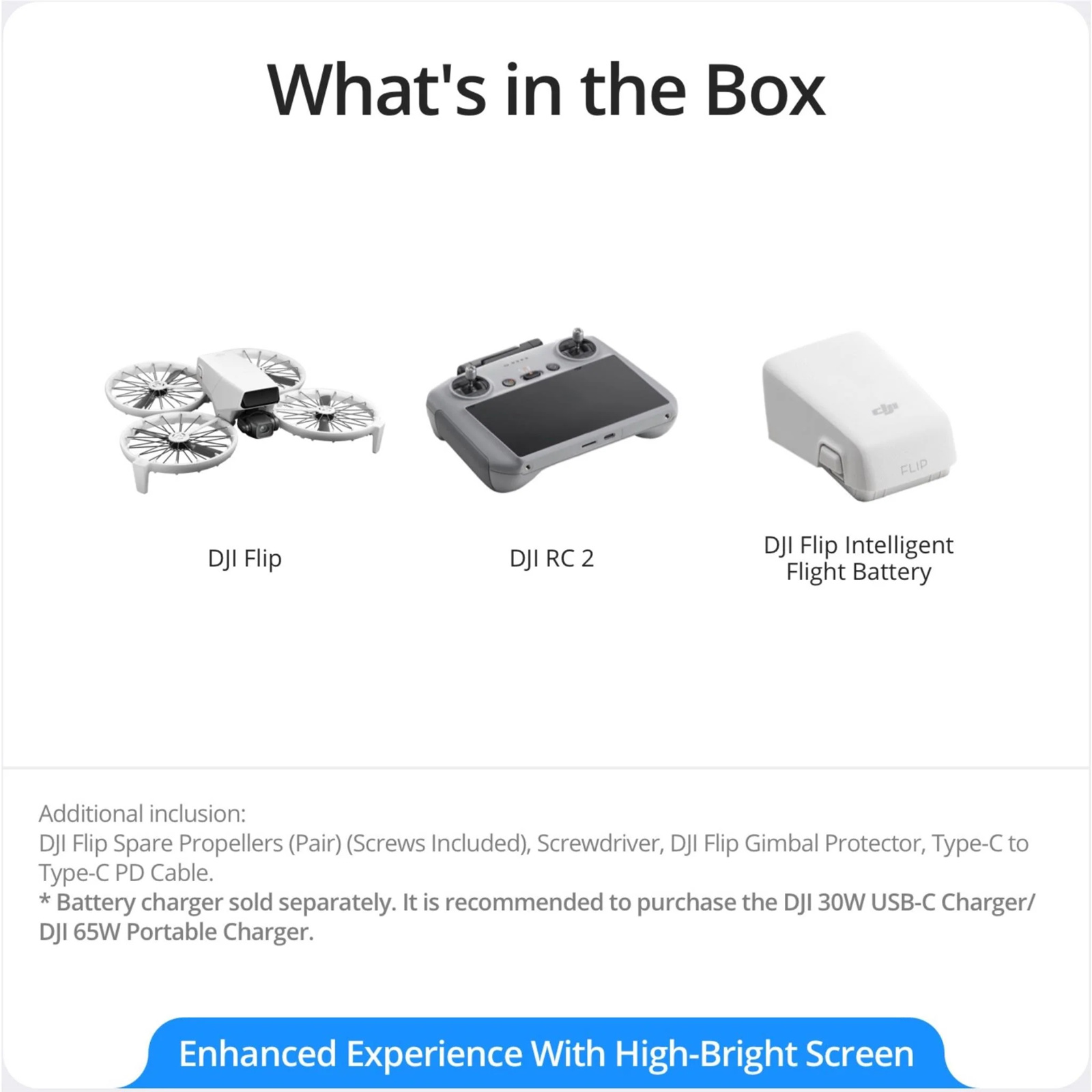 Buy the DJI Flip Drone (DJI RC 2) (GL) Camera: 4K/60fps HD Video ( CP ...