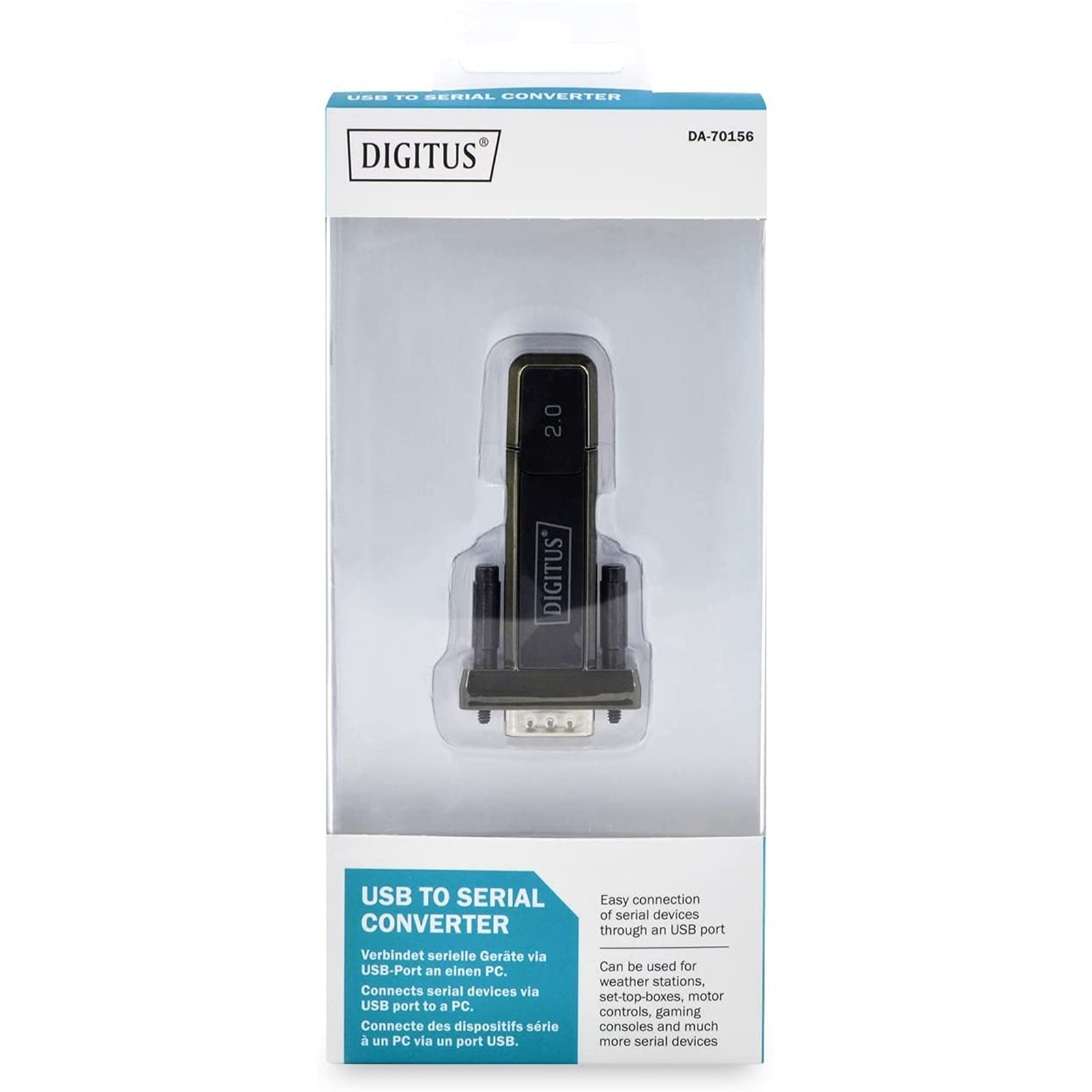 Buy the Digitus DA-70156 USB2.0 to Serial Mini Adapter RS232 Adaptor ...