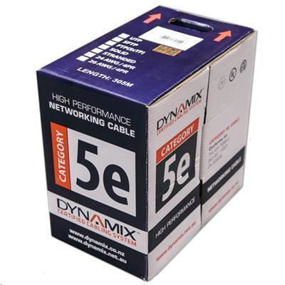 Buy the Dynamix C-C5E-SLDWHITE Cat5e UTP Solid Cable Roll - 305m - White... ( C-C5E-SLDWHITE ...