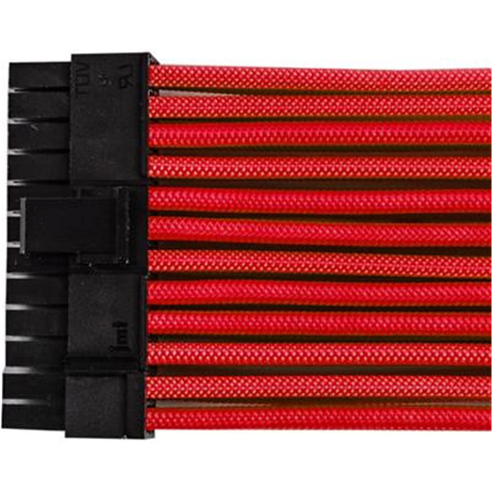 Buy the GGPC Gaming PC Braided Cable Kit Pack, (Red, 40cm), Set of 5 ...
