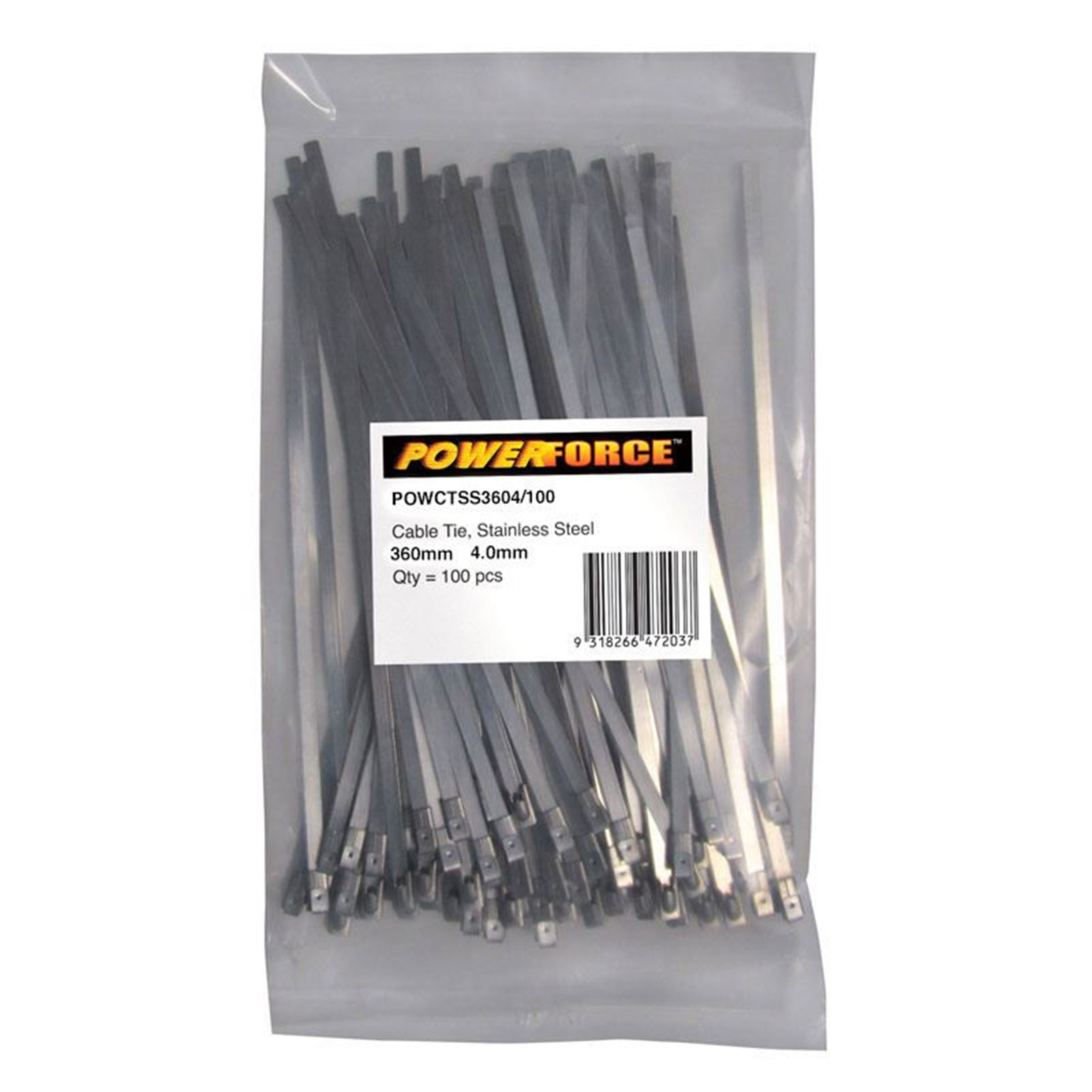 Buy the Powerforce POWCTSS3604-100 316 Stainless Steel Cable Tie ...
