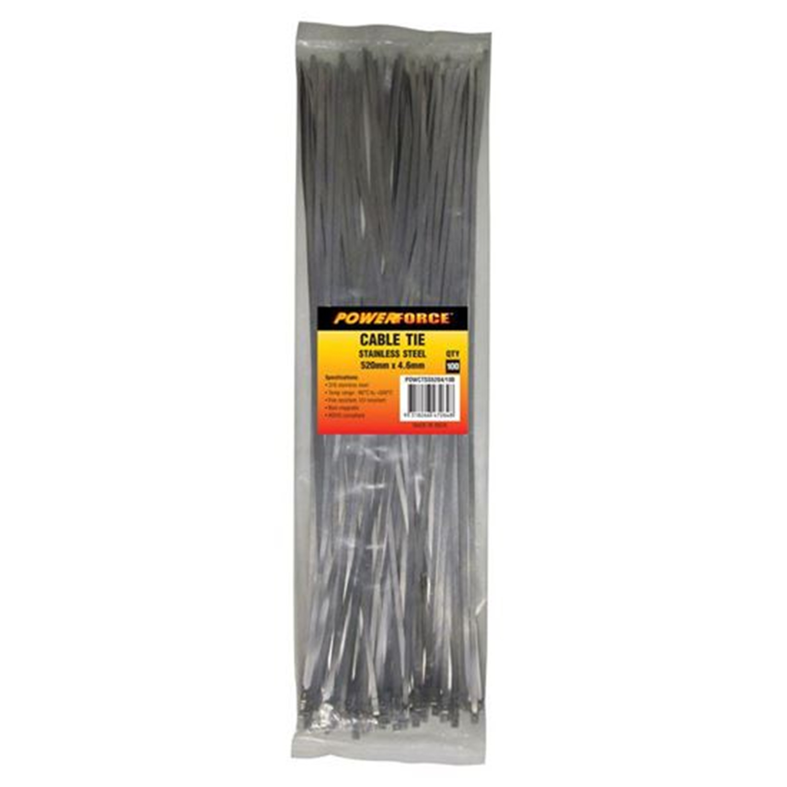 Buy the Powerforce POWCTSS5204-100 316 Stainless Steel Cable Tie ...