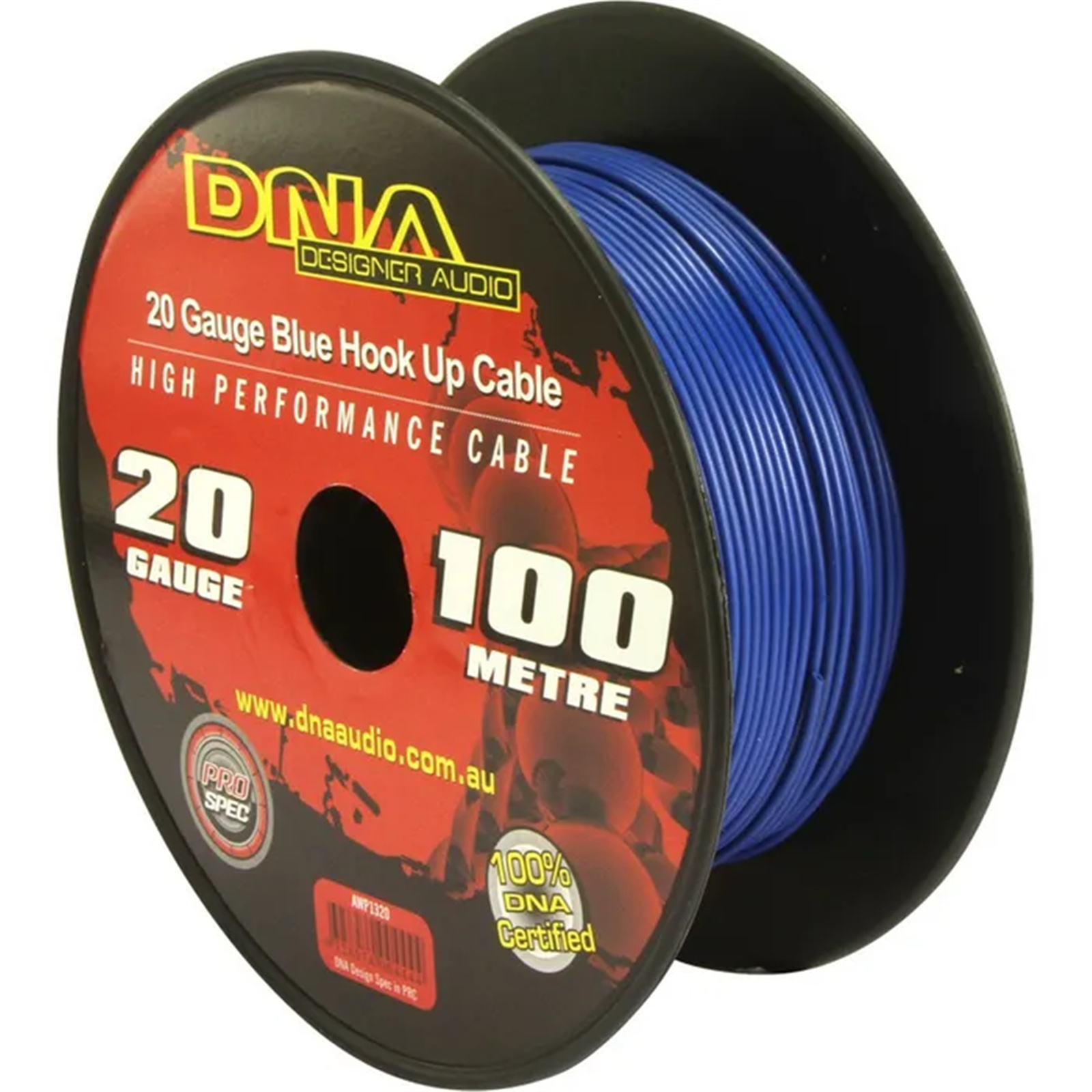 Buy the DNA AWP1320 DNA CABLE 20 GAUGE HOOK UP CABLE BLUE 100MTR ...