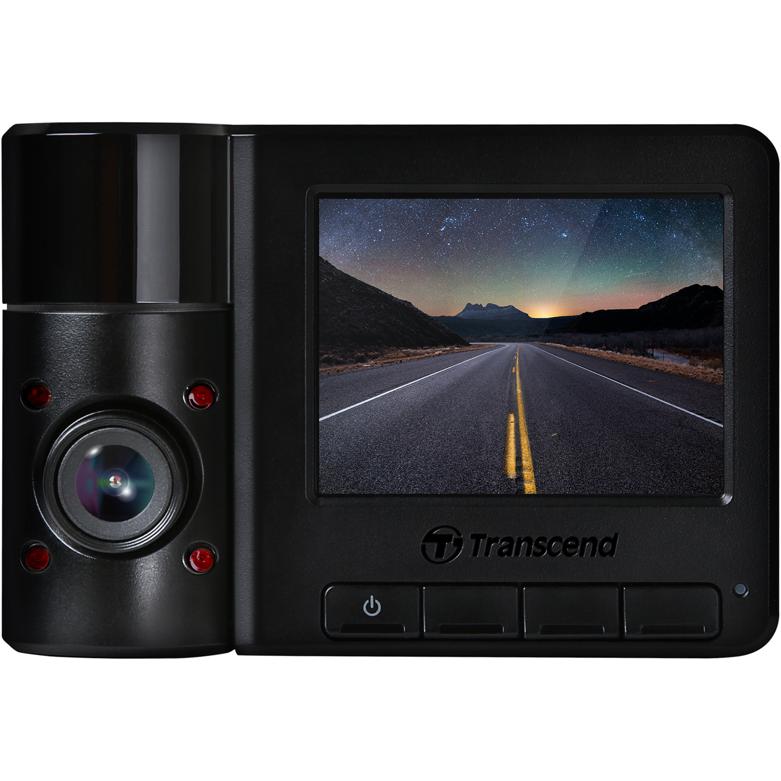 Buy the Transcend DrivePro 550 Dash Cam with Dual Lens - Built-In Wi-Fi ...