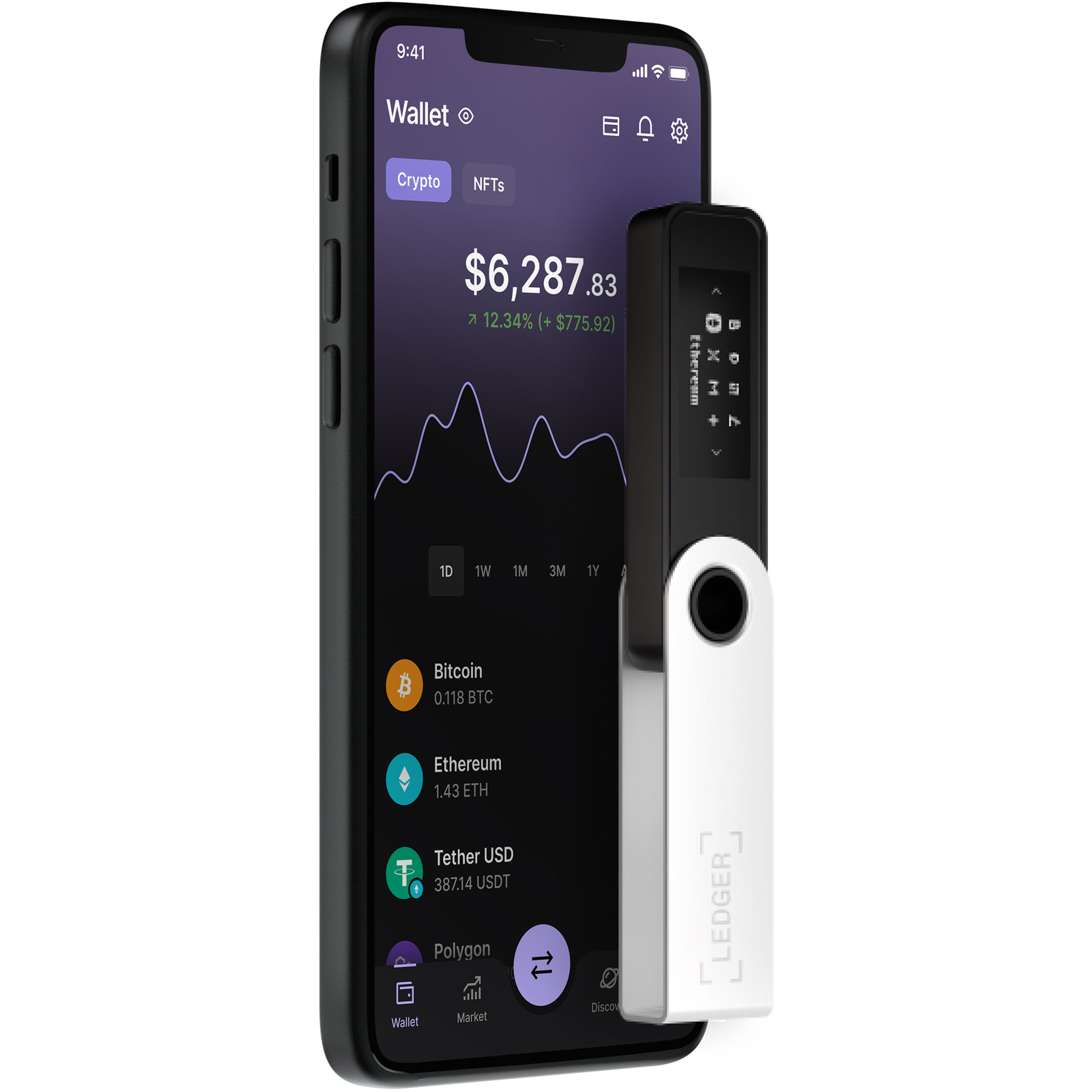 Buy the Ledger Nano S Plus Crypto Hardware Wallet - Matte Black ( LNSP ...