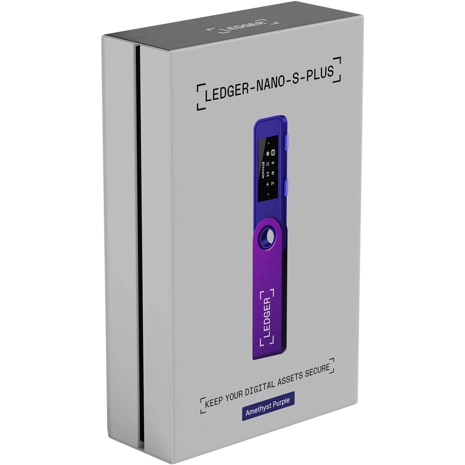 Buy the Ledger Nano S Plus Crypto Hardware Wallet - Amethyst Purple ...