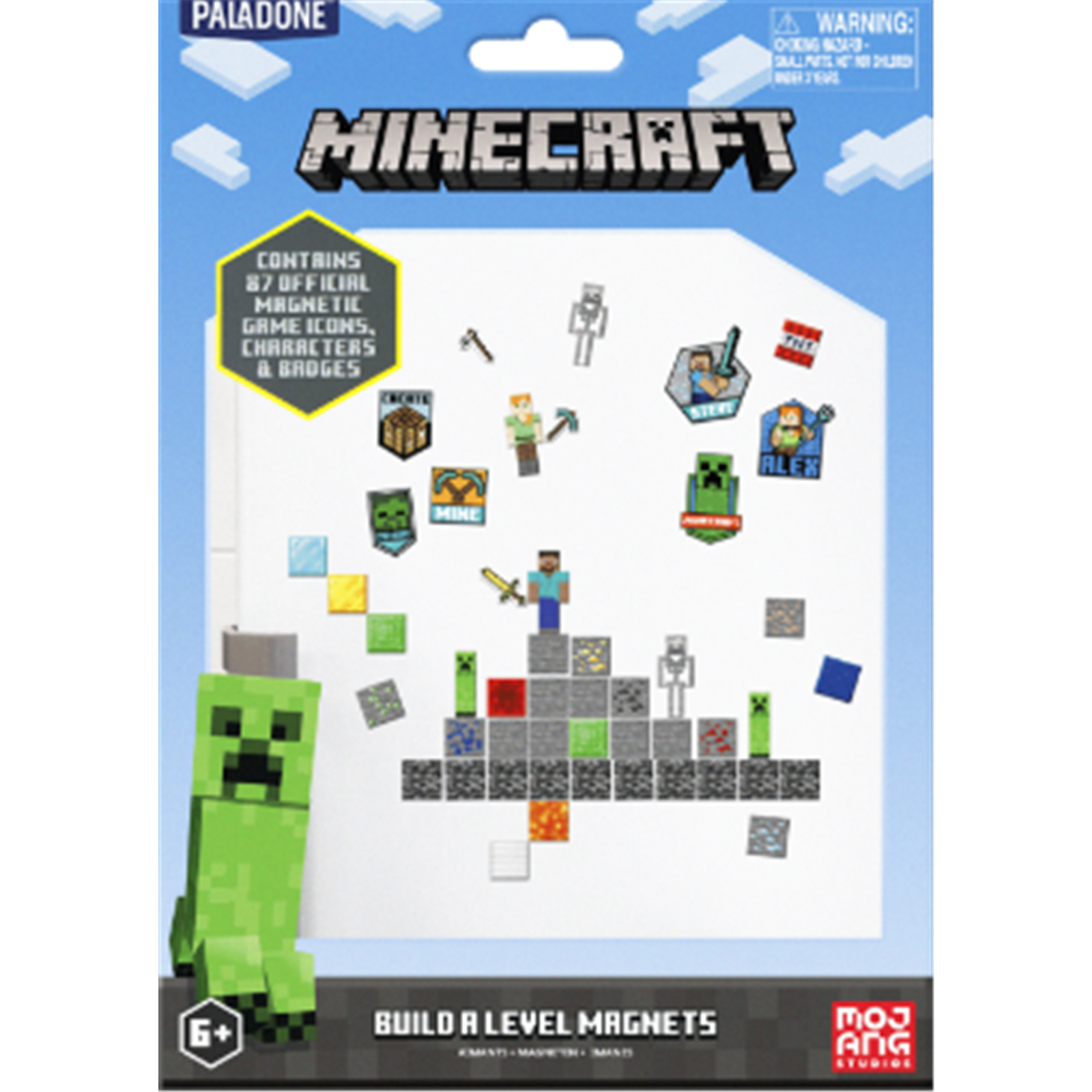 Buy the Paladone Minecraft Build A Level Magnets V2 ( PMBLM2 ) online ...