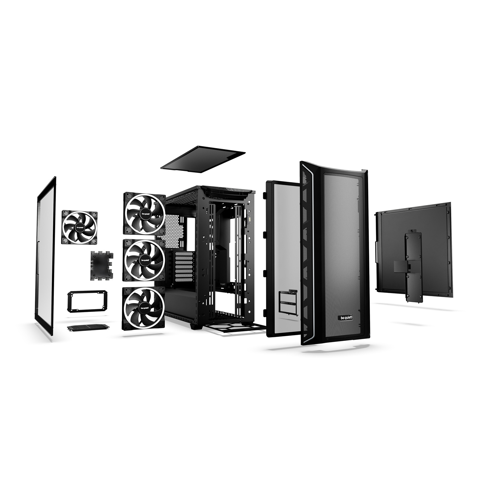 Buy the be quiet Shadow Base 800 FX Black Mid Tower Case Tempered Glass ...