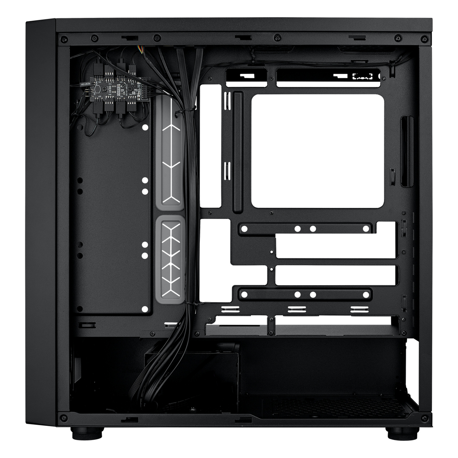 Buy the Cooler Master MasterBox MB600 Black ATX MidTower Gaming Case 4x ...