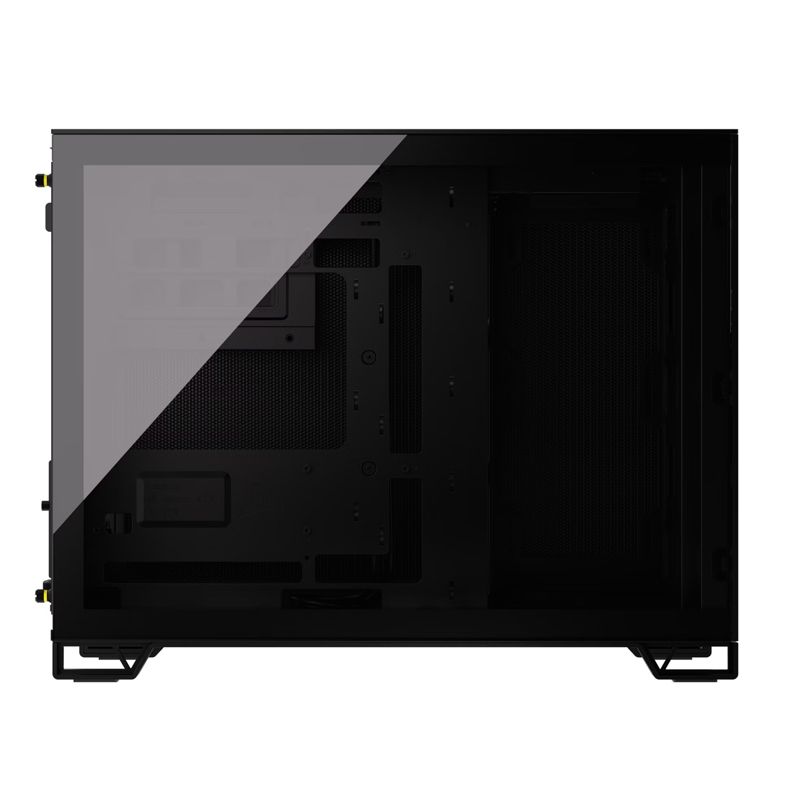 Buy the Corsair 2500D Airflow Black MATX Gaming Case Tempered Glass CPU ...