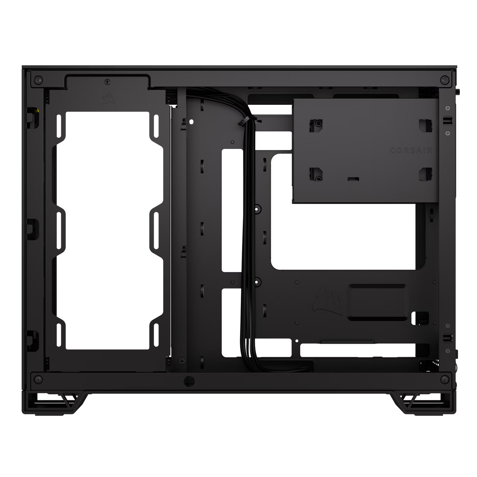 Buy the Corsair 2500X Black MATX Gaming Case Tempered Glass CPU Cooler ...