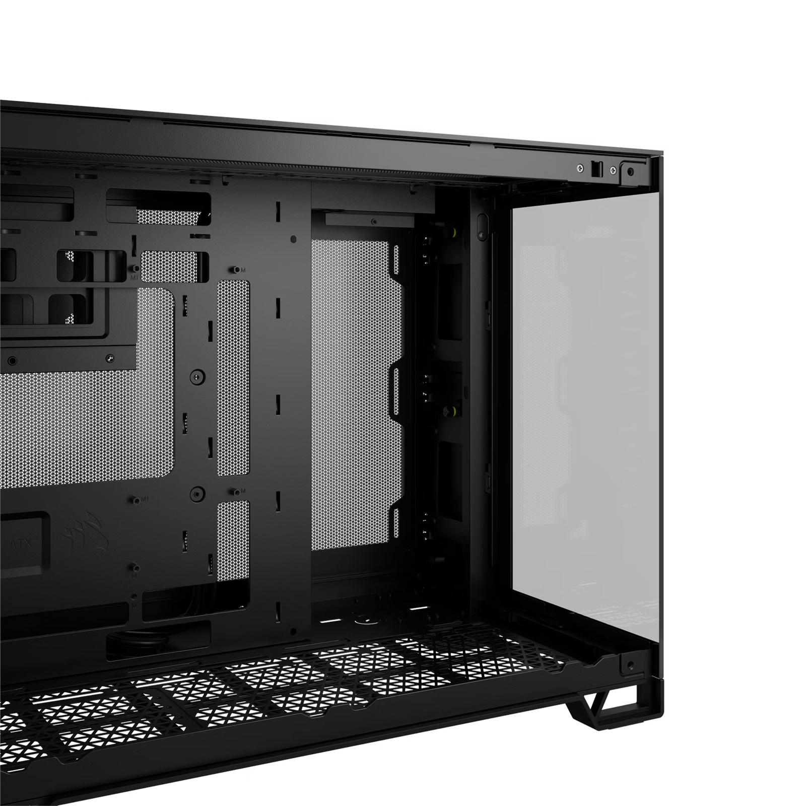 Buy the Corsair 2500X Black MATX Gaming Case Tempered Glass CPU Cooler ...
