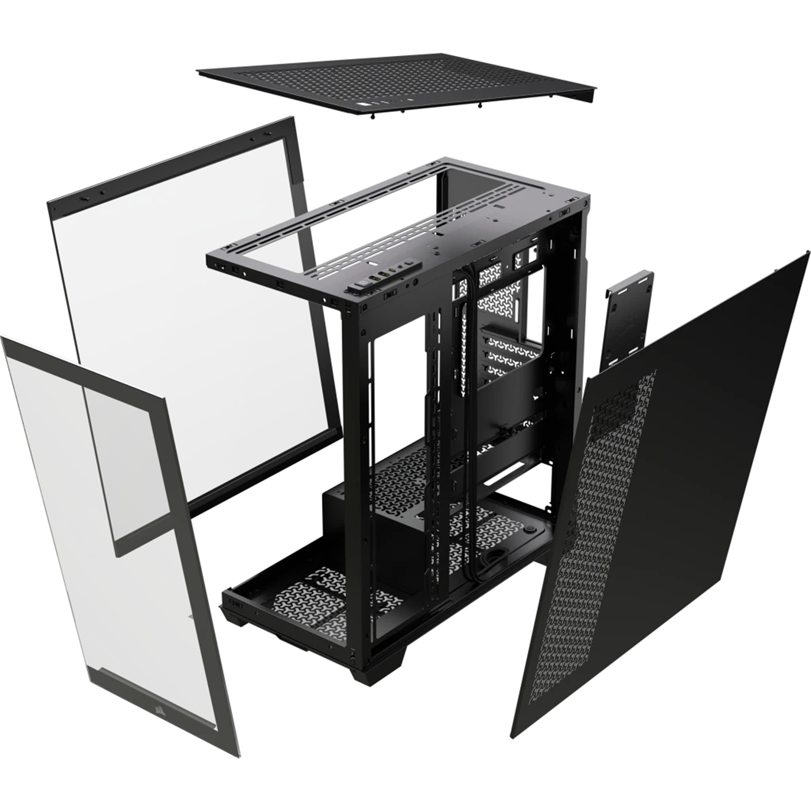 Buy the Corsair 3500X Black Mid Tower Gaming Case Tempered Glass CPU ...