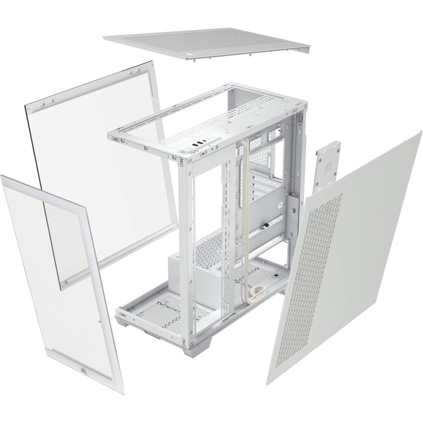 Buy the Corsair 3500X White Mid Tower Gaming Case Tempered Glass CPU ...