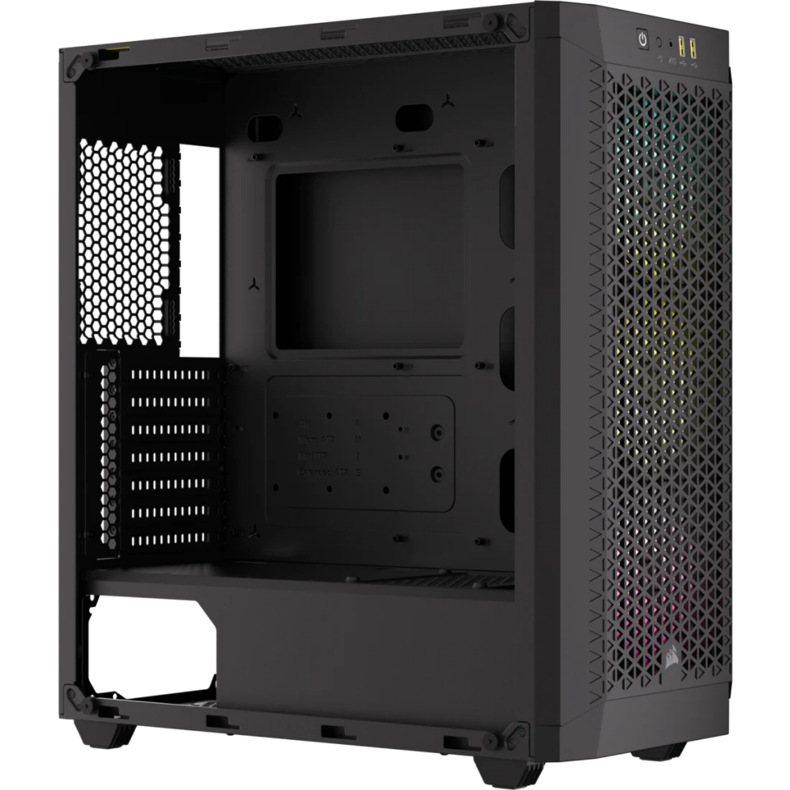 Buy the Corsair 480T RGB Airflow Black ATX MidTower Gaming Case ...