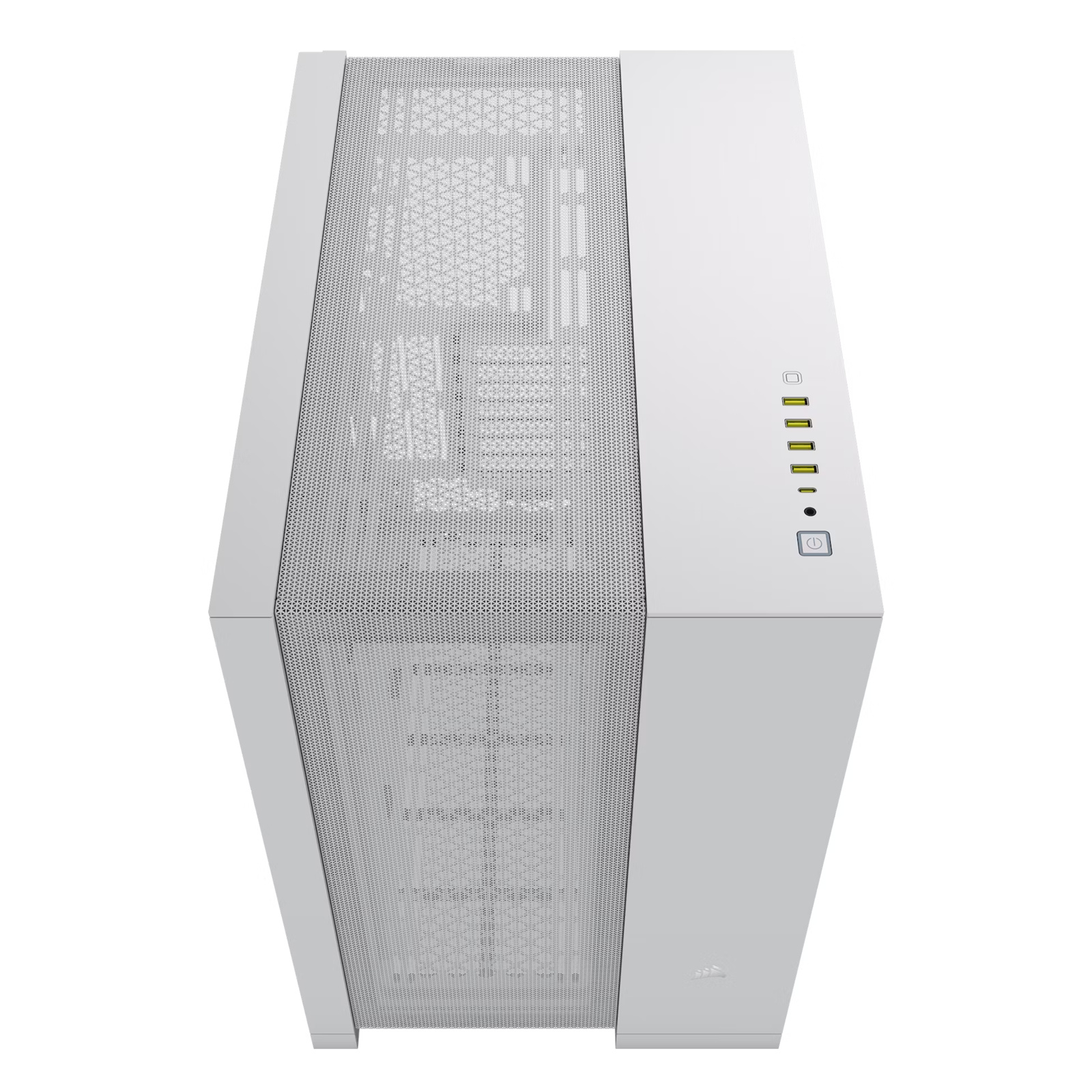 Buy the Corsair 6500D Airflow White ATX Gaming Case Tempered Glass CPU ...