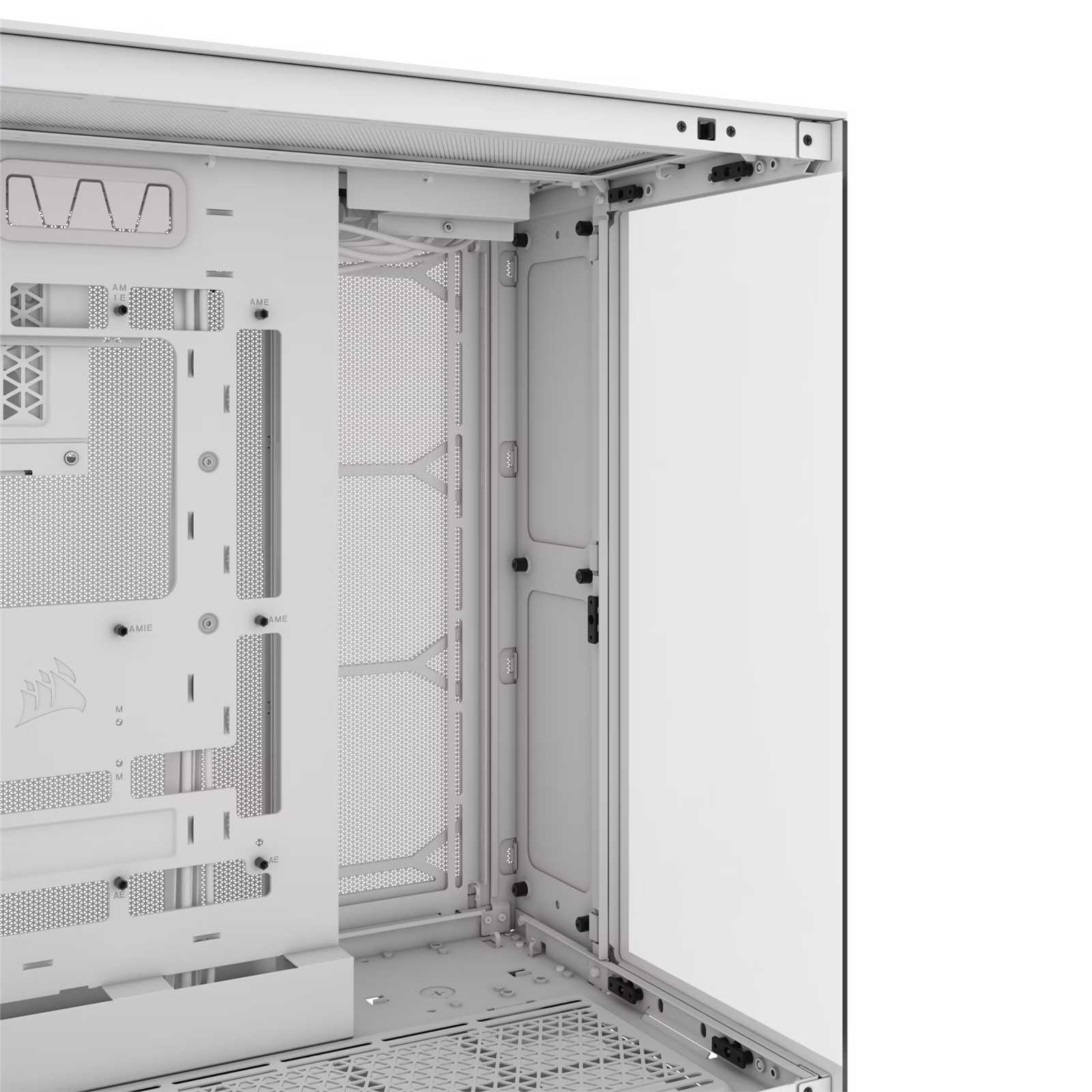 Buy the Corsair 6500X White ATX Gaming Case Tempered Glass CPU Cooler ...