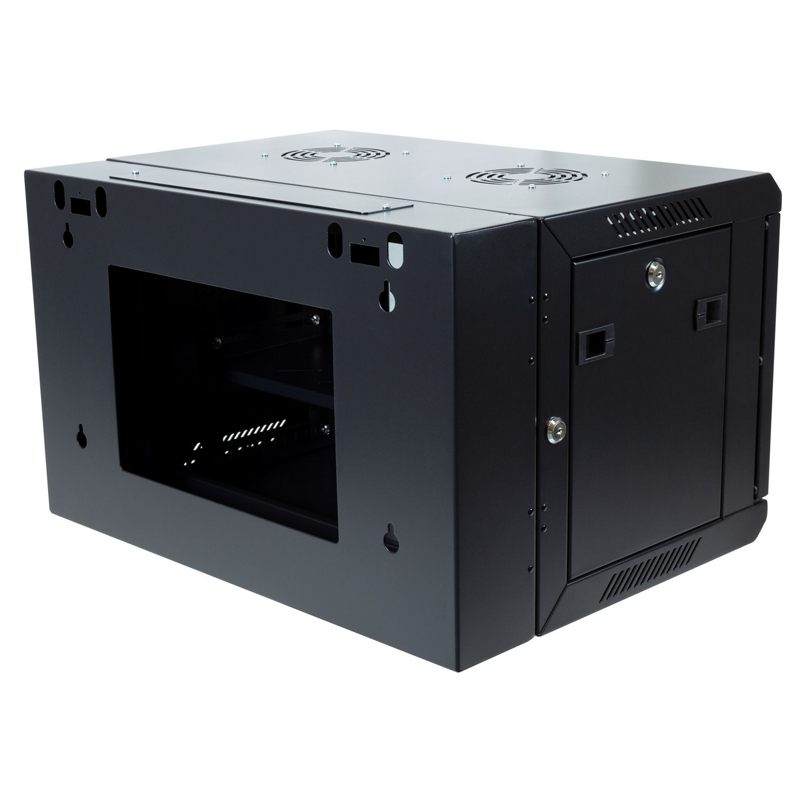 Buy the Dynamix RSFDS6 6RU Universal Swing Wall Mount Cabinet. 600x550x368mm... ( RSFDS6 ...