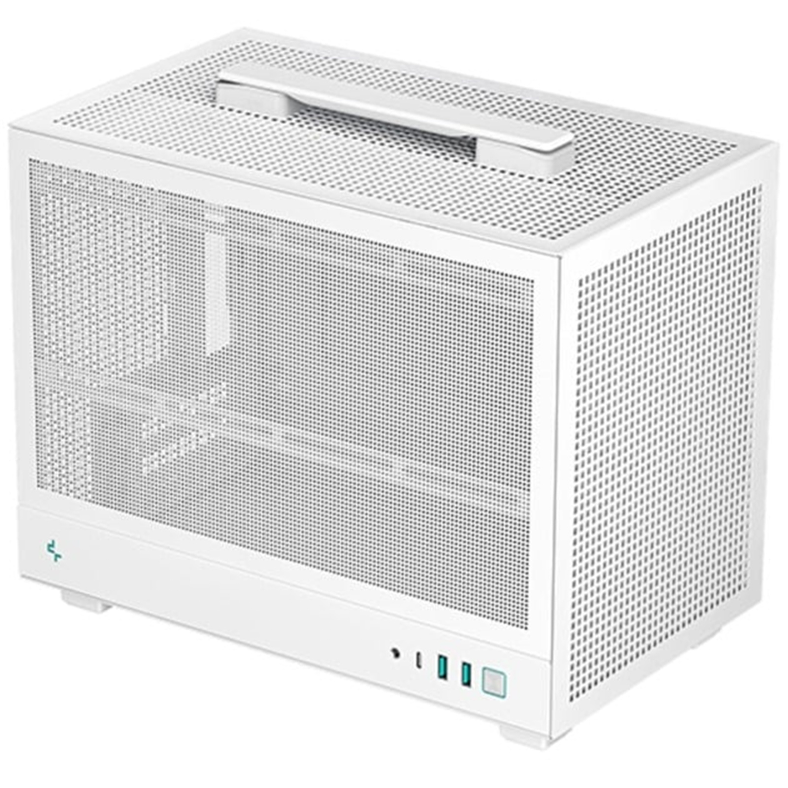 Buy the DEEPCOOL CH160 MESH ITX case White CPU Cooler Support Upto ...