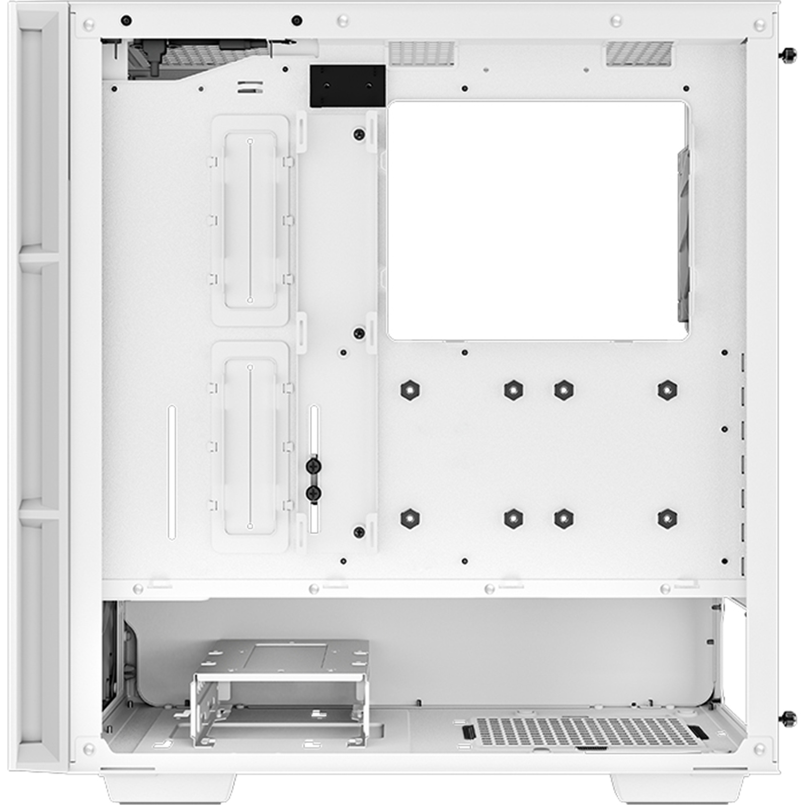 Buy the DEEPCOOL CH560 Digital White ATX Mid Tower Case Tempered Glass ...